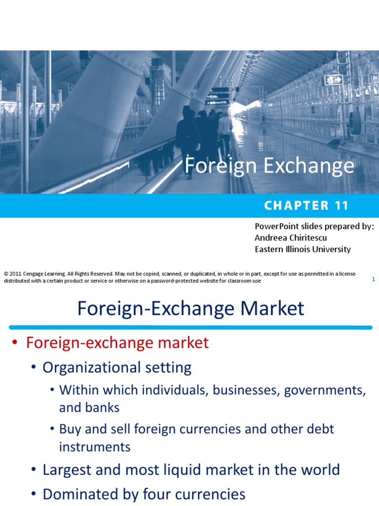 Chapter 11 Foreign Exchange | PDF | Foreign Exchange Market | Exchange Rate