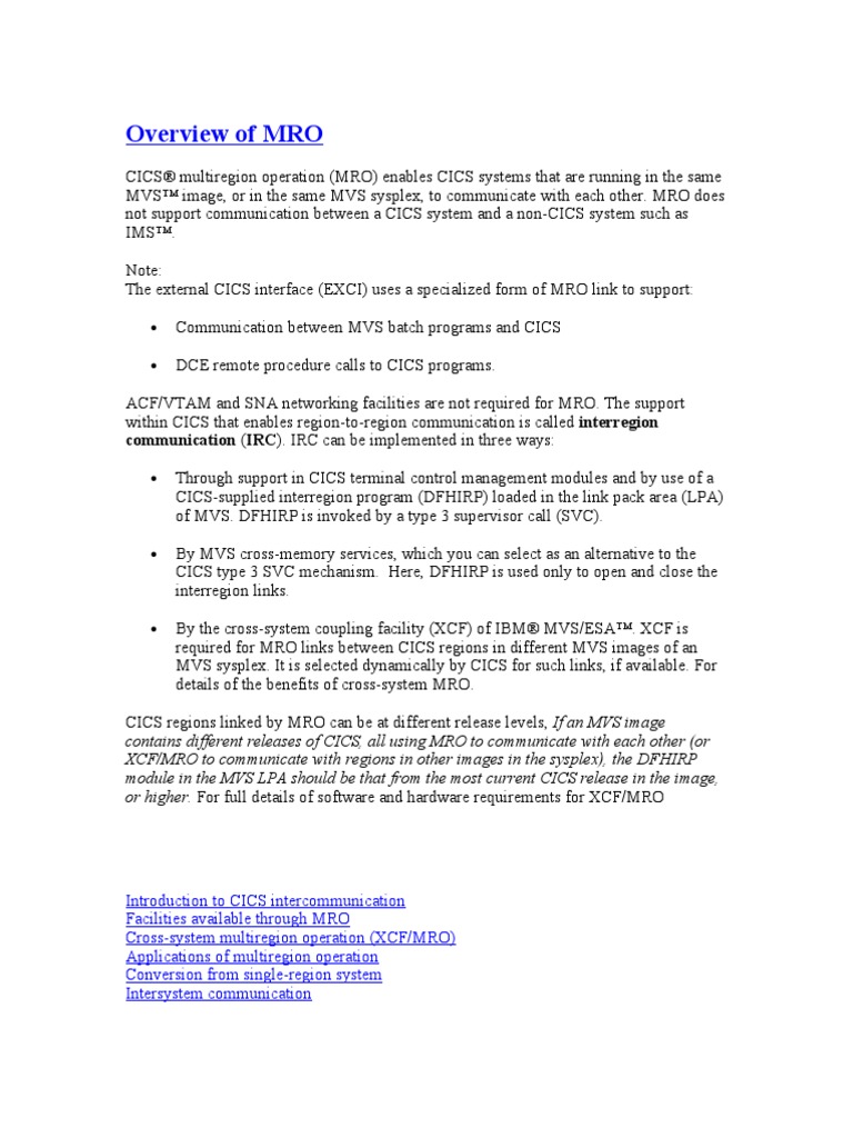 mro | Operating System | Operating System Technology | Free 30-day ...