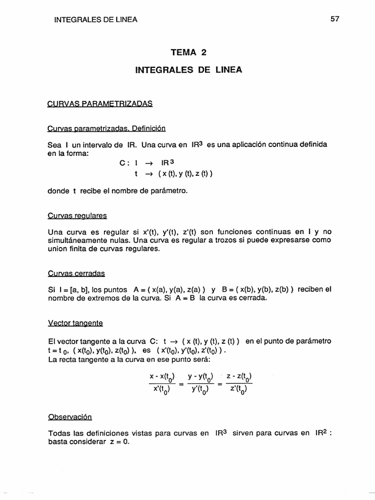 Curvas Parametrizadas PDF | PDF
