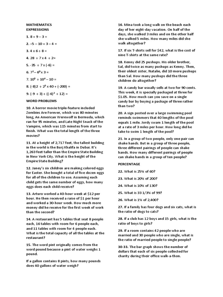 Mathematics Questionnaire | PDF | Leisure | Teaching Mathematics