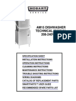 Hobart LXEH-2 Dishwasher | PDF | Dishwasher | Building Engineering