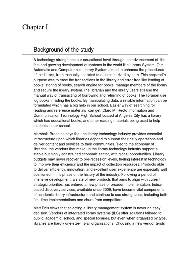 Thesis | PDF | Librarian | Libraries