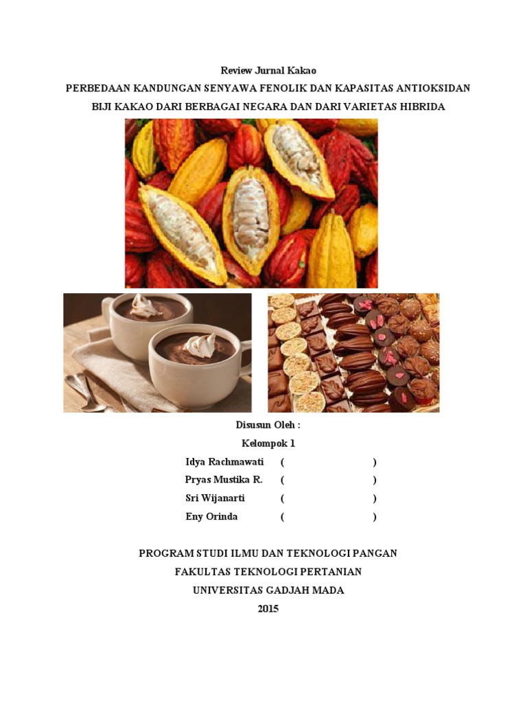 Kakao | PDF | Kesehatan Holistik | Sains & Matematika