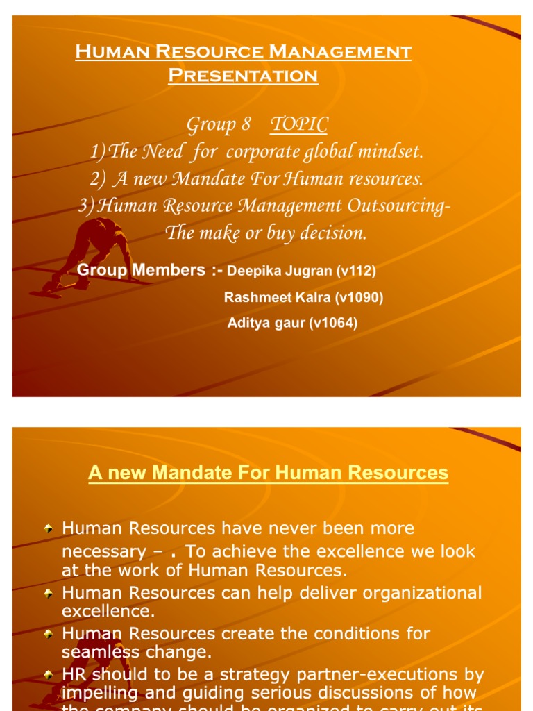A New Mandate For HR | PDF | Human Resource Management | Human Resources