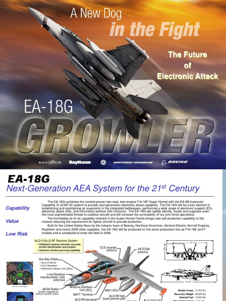 Boeing EA-18G Flip Book 2006 | PDF | Military Science | Military Technology