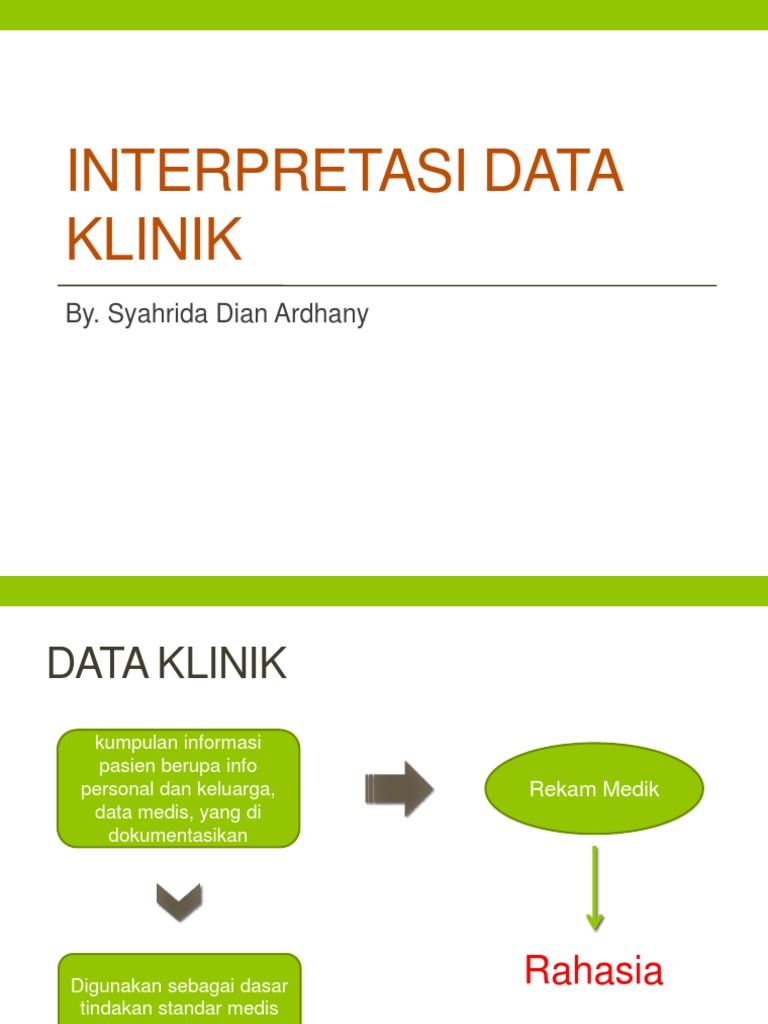 Interpretasi Data Klinik | PDF