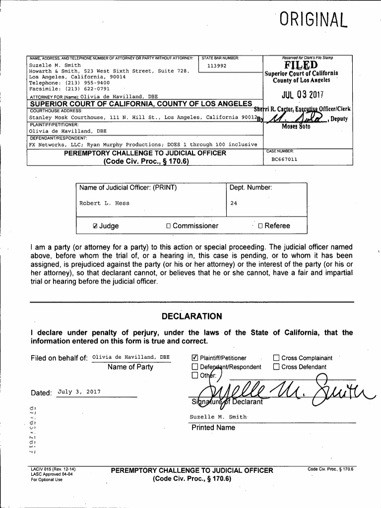 Peremptory Challenge