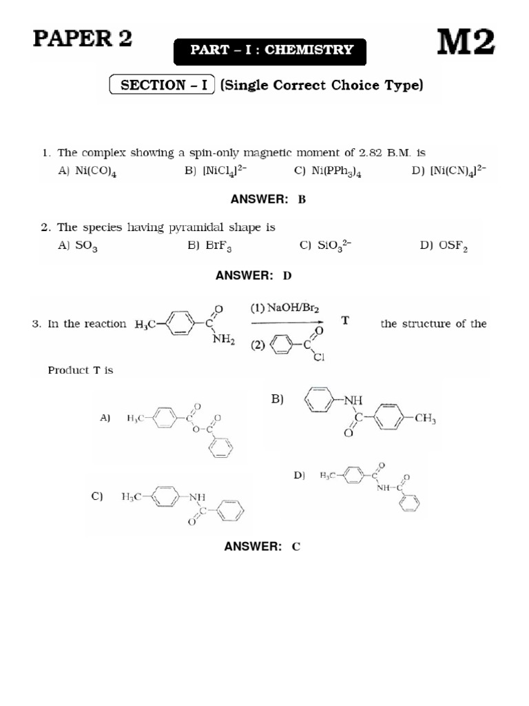 Answer Key for Multiple Choice Questions | PDF | Teaching Methods ...
