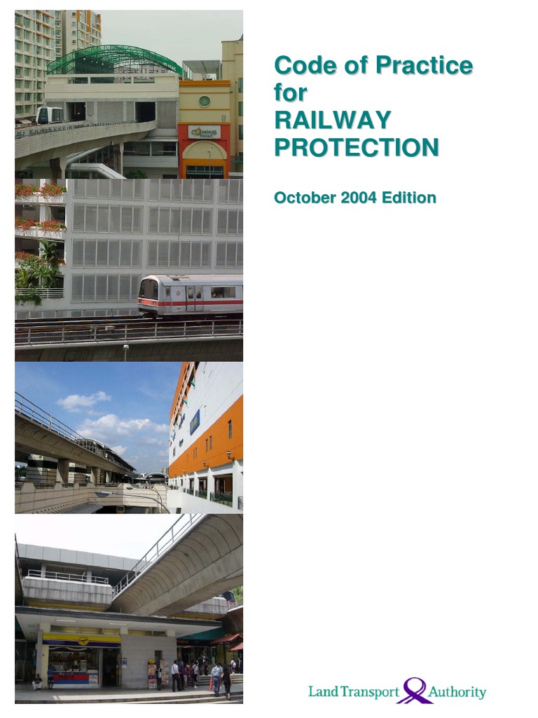 Code of Practice for Railway Protection (LTA) | Surveying | Sensitivity ...