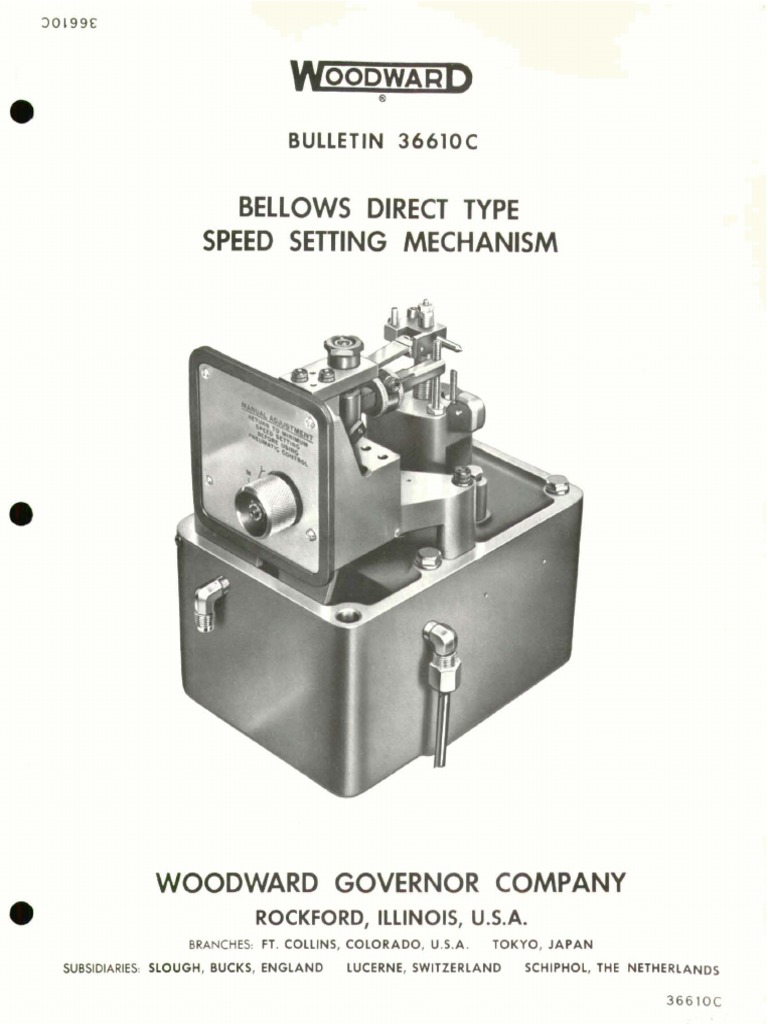 Woodward Governor Speed Setting Guide | PDF | Valve | Servomechanism