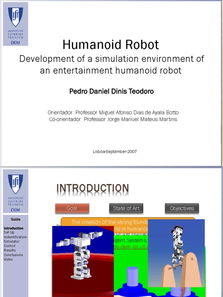 Humanoid Robot: Development of A Simulation Environment of An ...