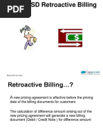 Retro-Billing Guide for SAP Users | PDF | Invoice | Business