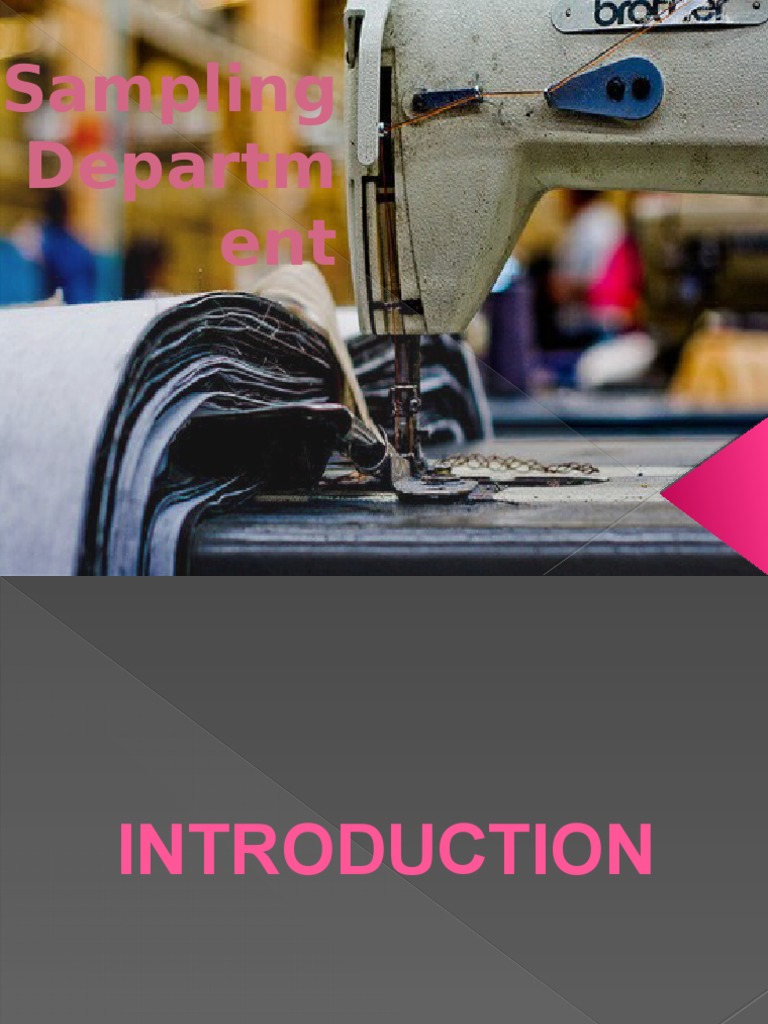 Sampling Department | PDF | Clothing | Industries
