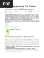 Sample Summary Statement For Professional Engineer, ReviewMyCDR | PDF ...