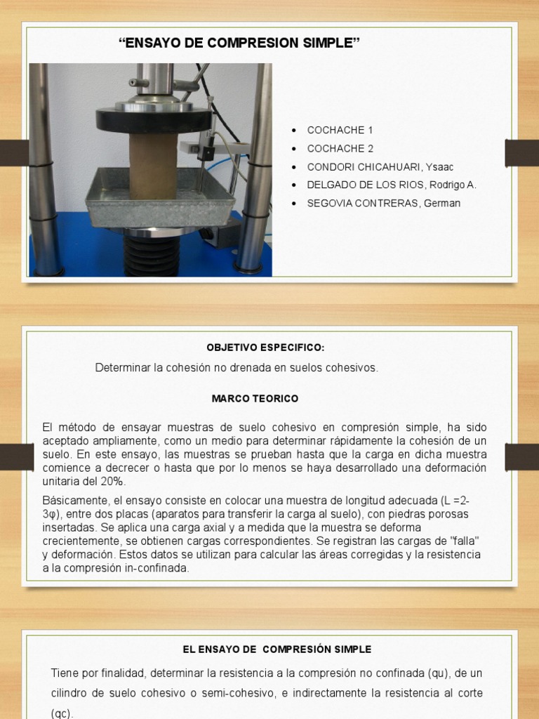 Compresion Simple | PDF | Science | Ingeniería