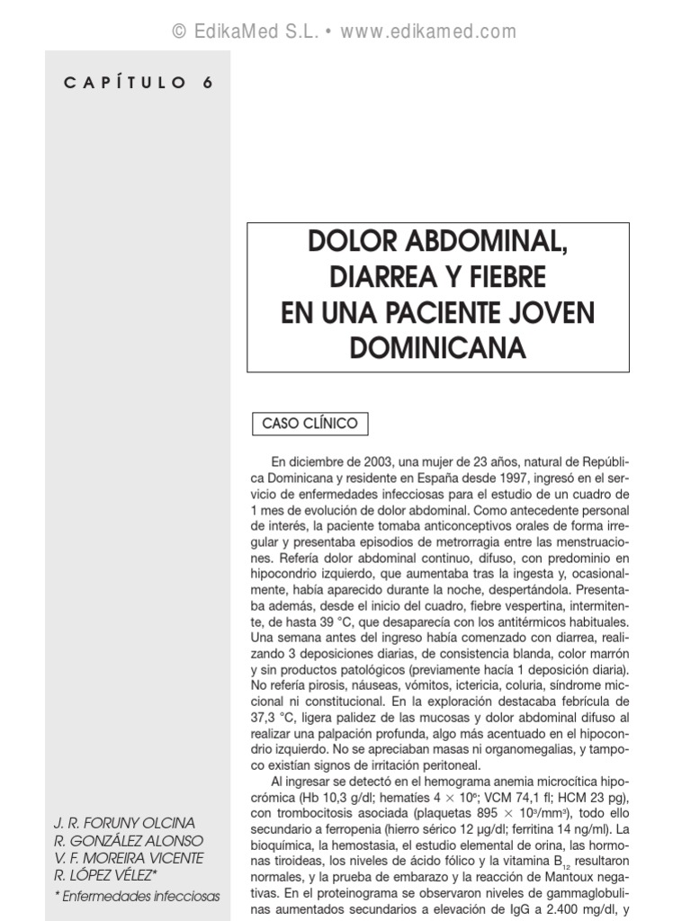 Parasitosis Intestinales | PDF | Especialidades Medicas | Medicina CLINICA