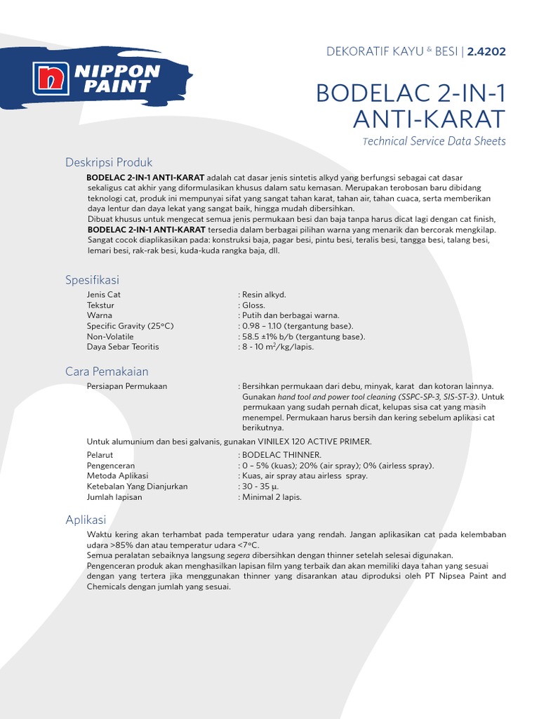 Katalog Cat Bodelac 2-in-1 Anti Karat | PDF