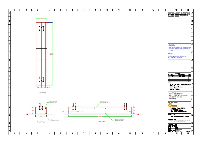 Top View: Material: Ismc Sections As Per Is 808,Gr-E250A Cold Rolled ...