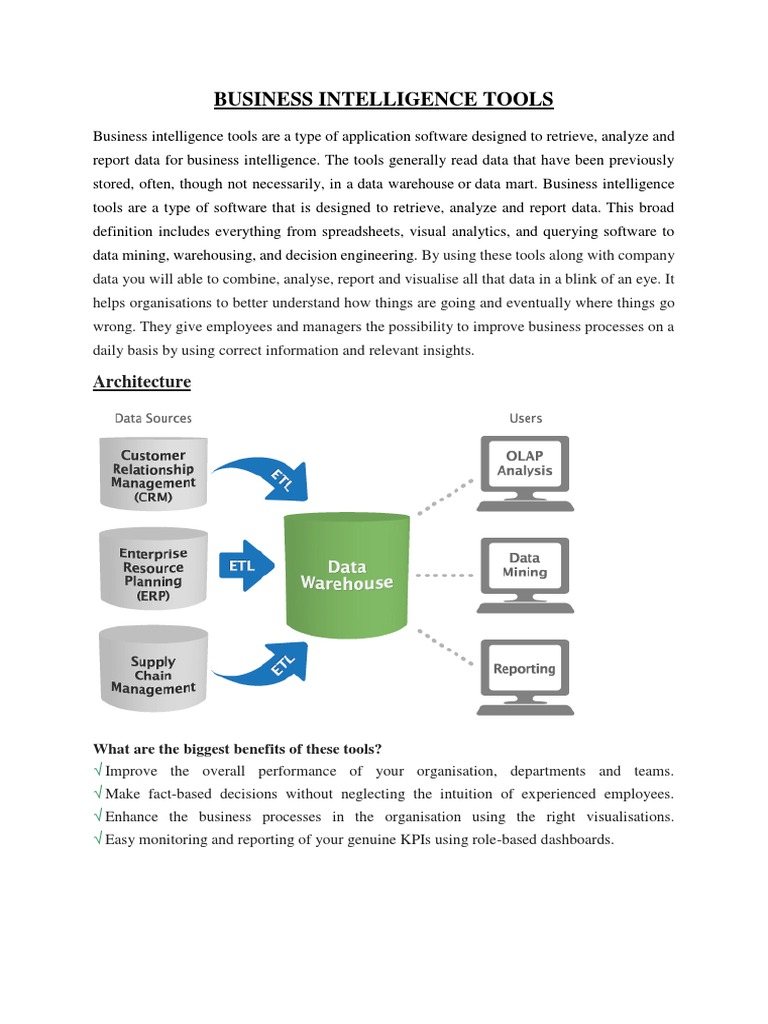Business Intelligence Tool | PDF | Business Intelligence | Big Data