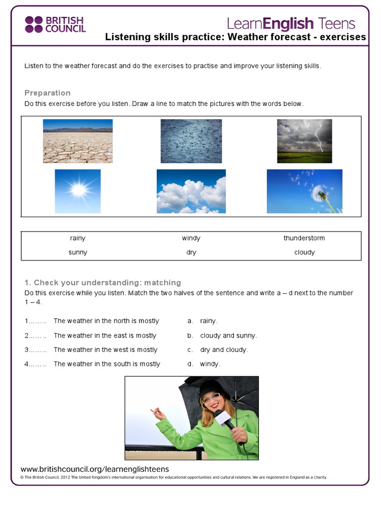 Weather Forecast - Exercises 2 PDF | PDF