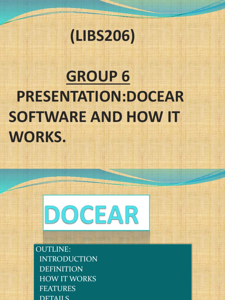 (LIBS206) Group 6 Presentation: Software and How It Works.: Docear | Download Free PDF ...