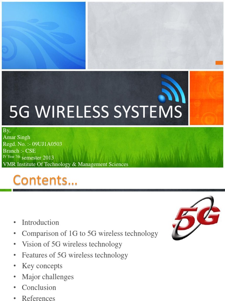 Overview of 5G Wireless Technology | PDF | 4 G | Computer Network