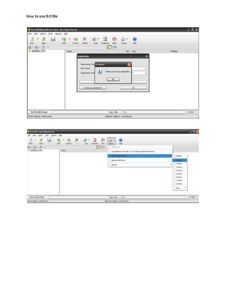 How To Use ISO File | PDF