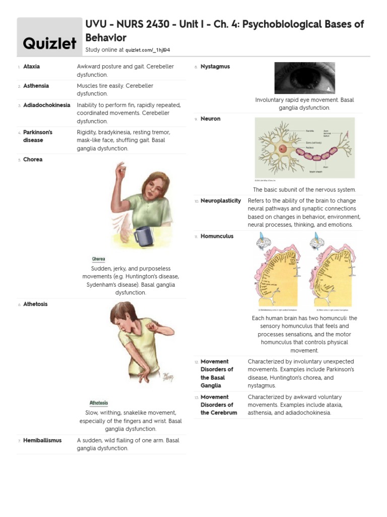 Psychobiological Bases of Behavior: An Overview of Key Concepts Related ...