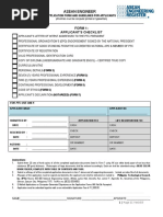 ACPE Application Forms - Template | PDF | Engineer