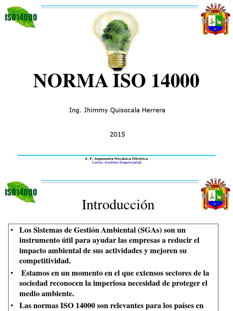 06 - Norma Iso 14000 PDF | PDF | Ingeniería | Business