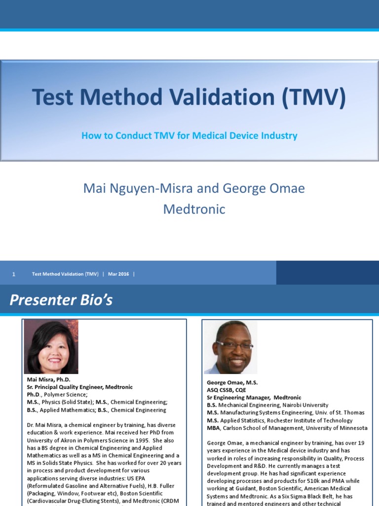 Test Method Validation | PDF | Verification And Validation | Engineering