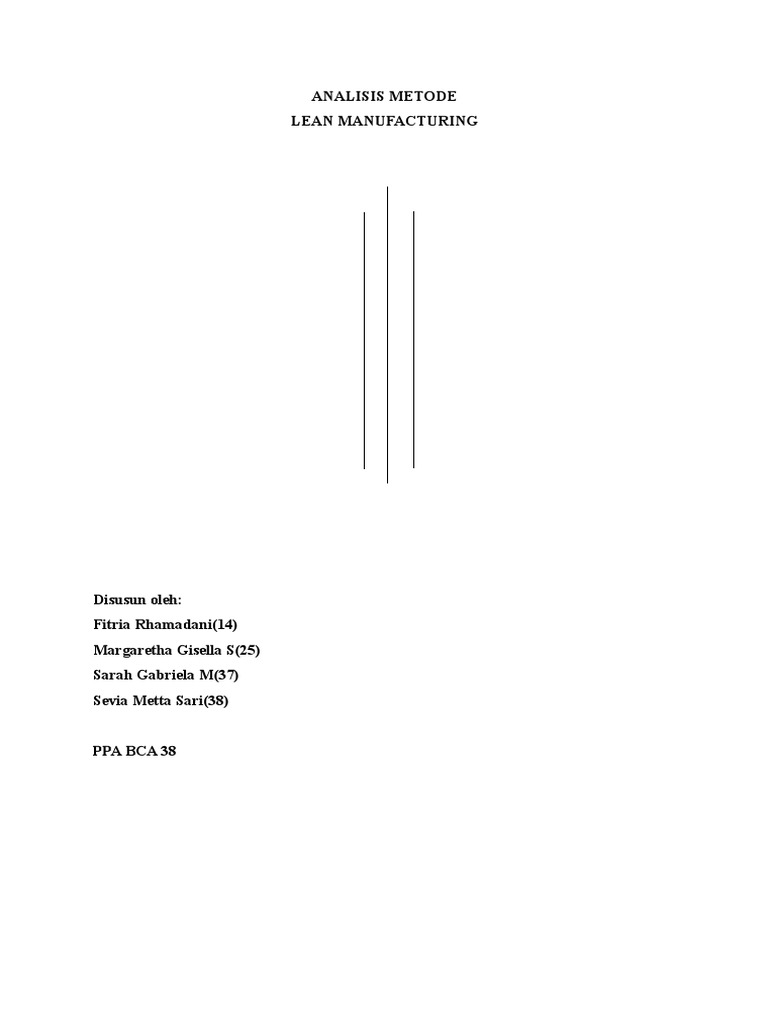 Paper Lean Manufacturing | PDF