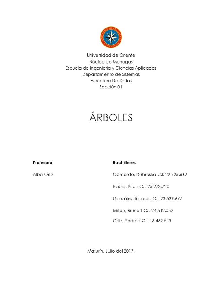Arboles Estructura de Datos | PDF | Programación de computadoras ...