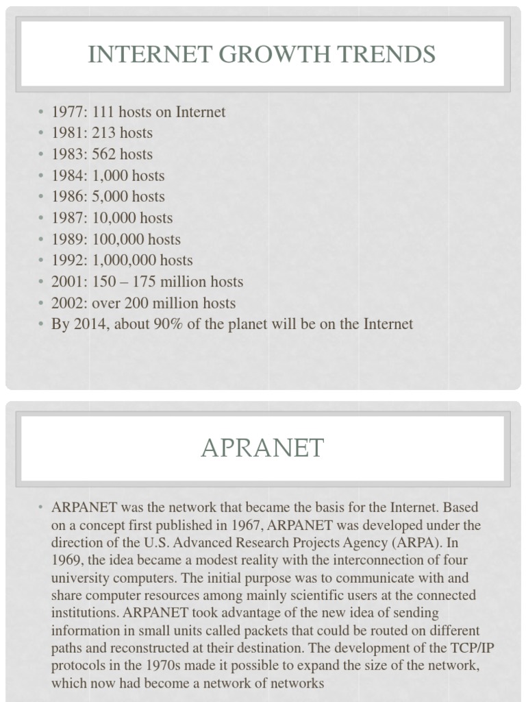 Internet Growth Trends | PDF | Computer Network | Osi Model