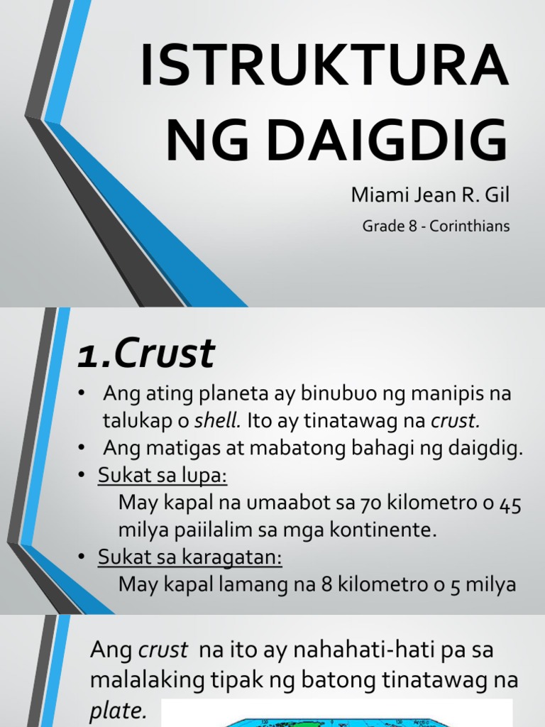Istruktura NG Daigdig | PDF