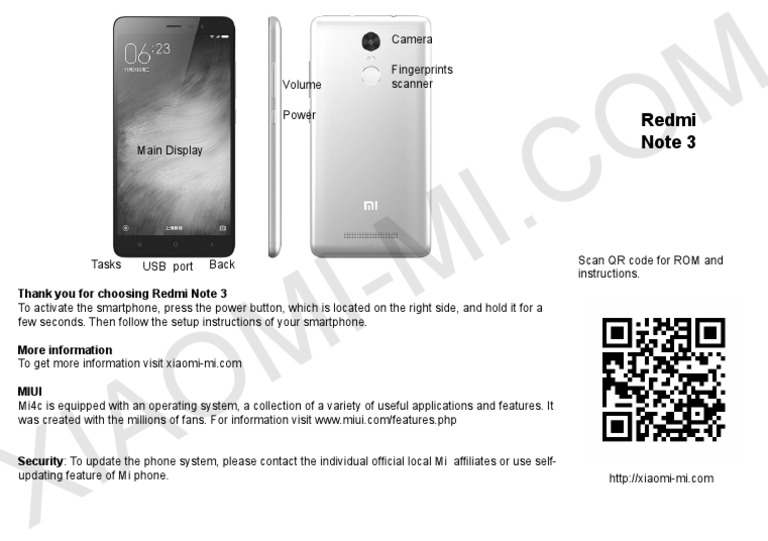 Redmi Note3-EN PDF | PDF