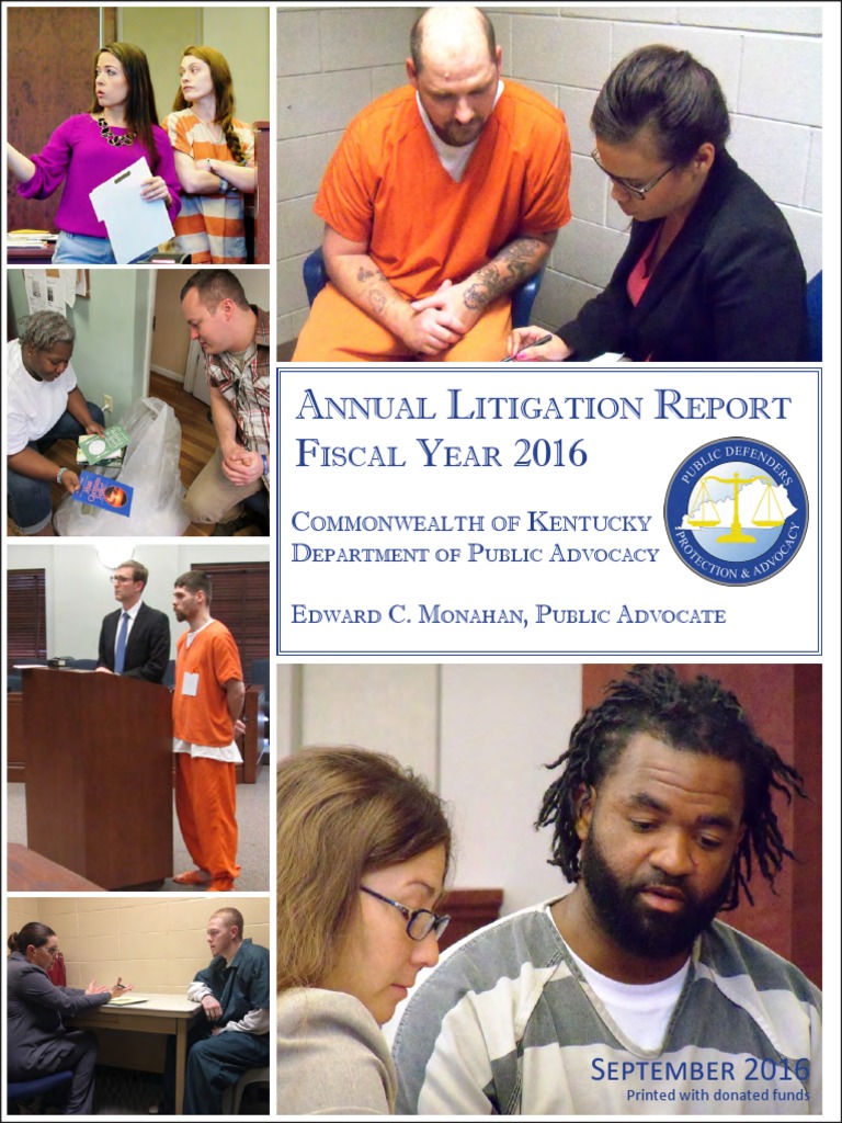 Kentucky Department of Public Advocacy Annual Report | PDF | Public ...