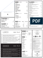 Nuri Sushi Factory Menu June 2016 PDF | PDF | Sushi | Western Cuisine