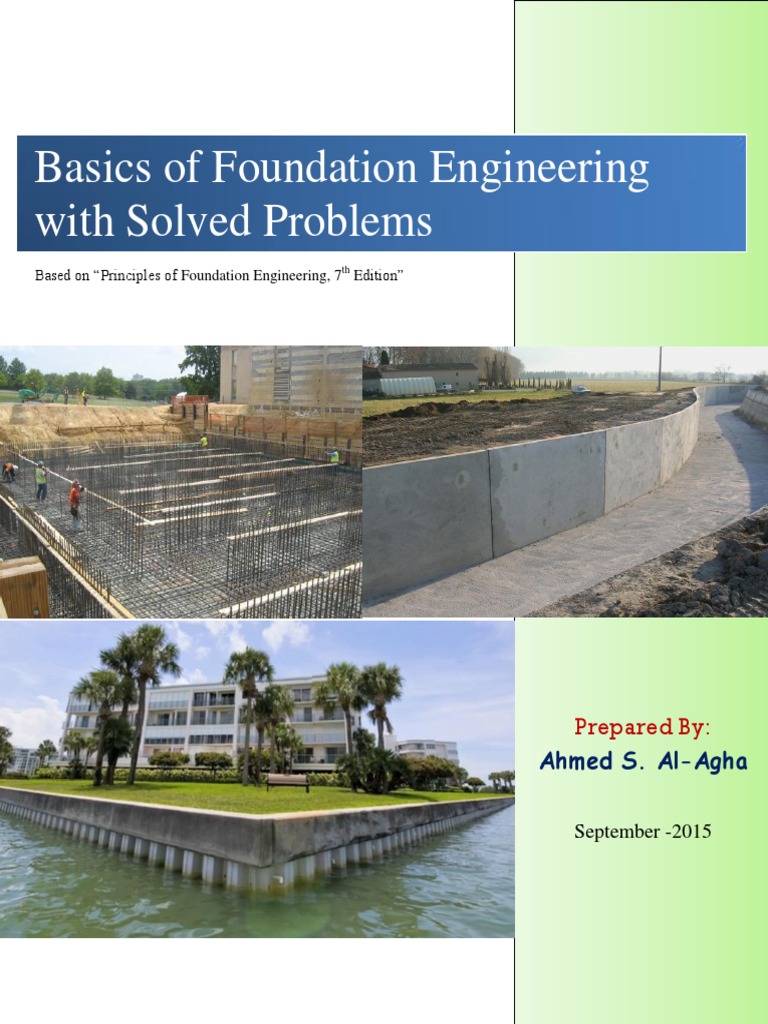 Basics of Foundation Engineering With Solved Problems | PDF | Continuum ...
