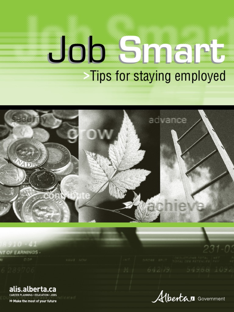 ATTACHMENT 5 JobSmart How To Stay in A Job | PDF | Drug Rehabilitation ...