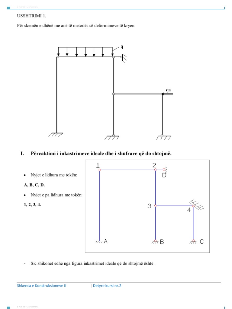 Detyra e Kursit. II. Shkenca e Konstruksioneve | PDF Detyra e Kursit. II. Shkenca e Konstruksioneve | PDF