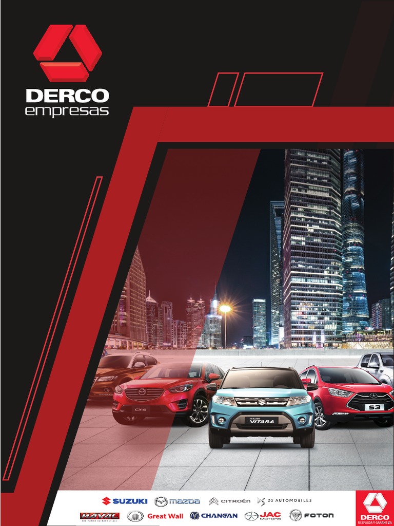 Red de Concesionarios Derco en Perú | PDF | Transmisión (Mecánica) | Airbag