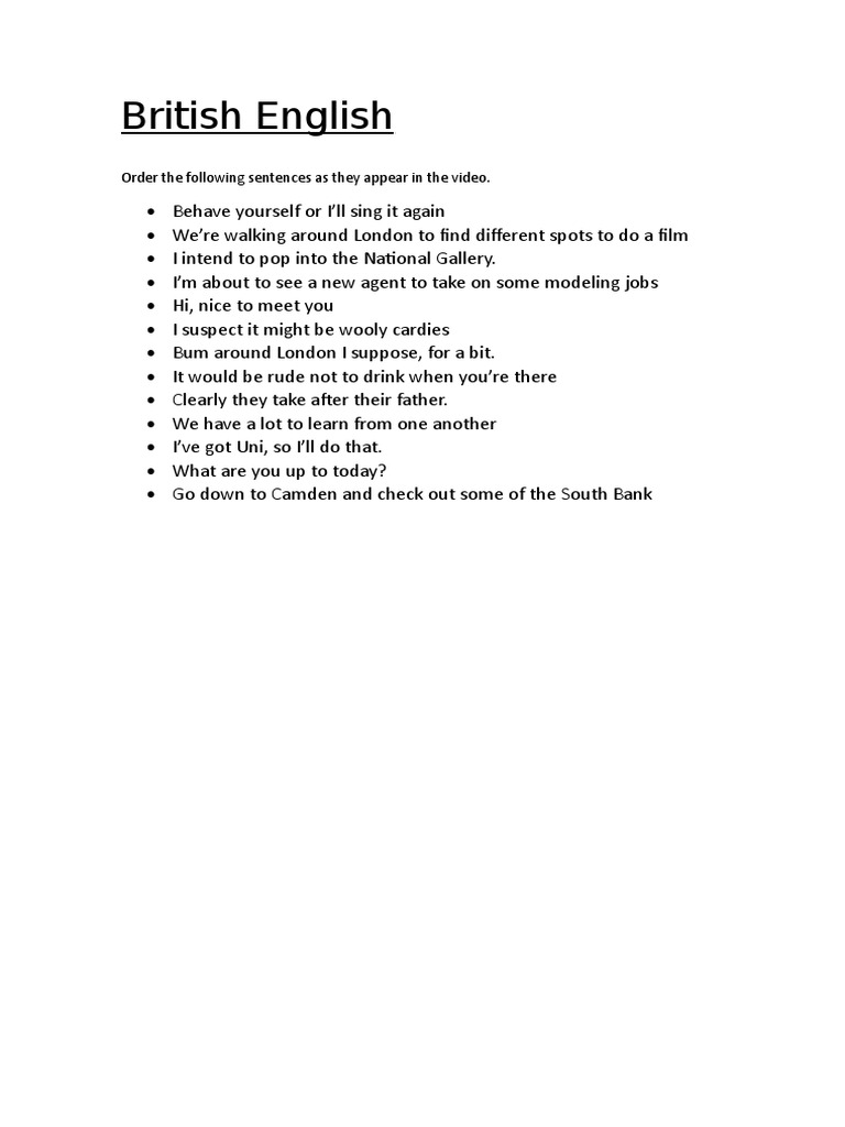 British English | PDF