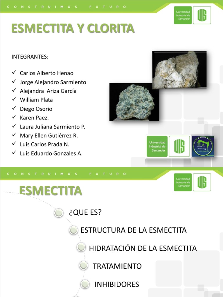Esmectita y Clorita | Arcilla | Minerales
