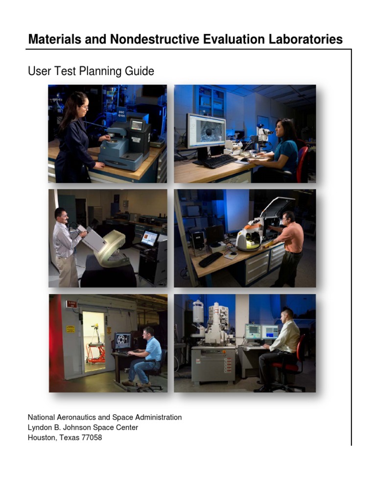 NASA Materials and NDE Lab Guide | PDF | Scanning Electron Microscope ...