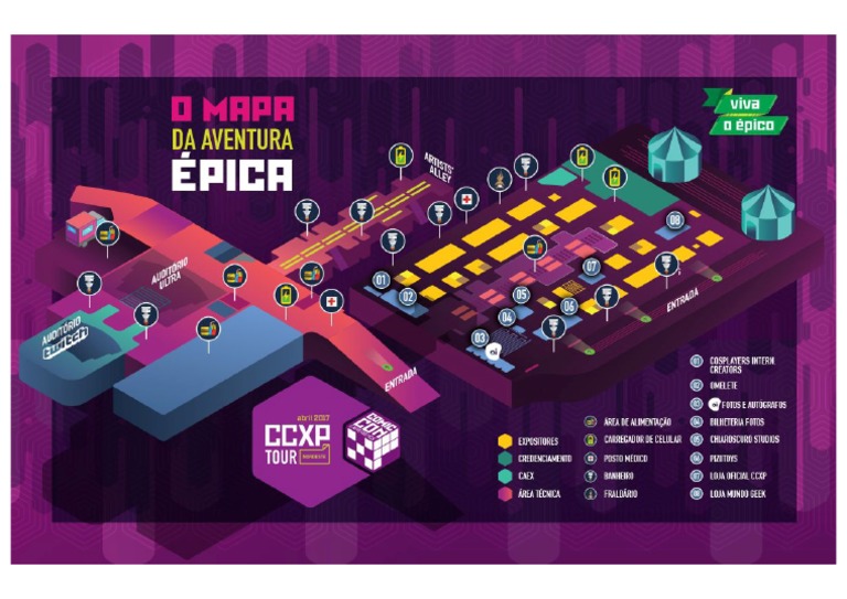 Mapa CCXP PDF | PDF