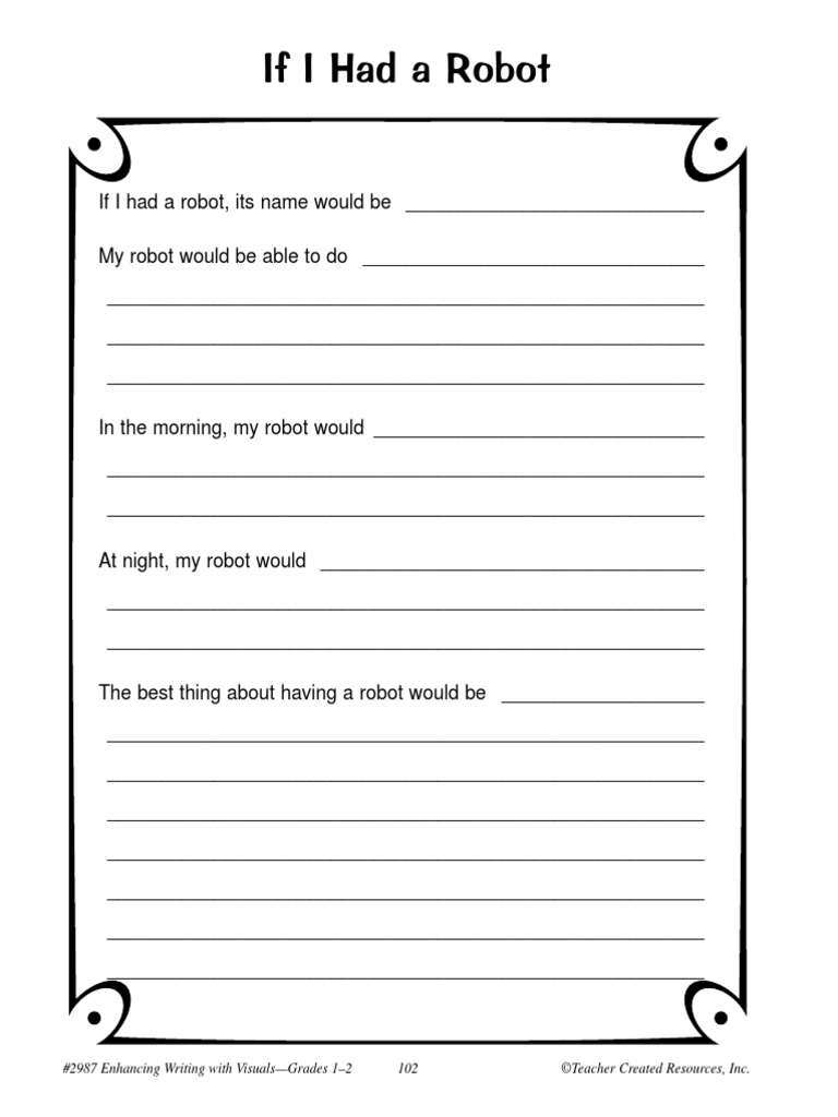 Ifihadarobot: #2987 Enhancing Writing With Visuals-Grades 1-2 102 ...