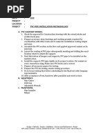 Ms Underground Hdpe Pn10 Corrugated Upvc Pipe Installation Works