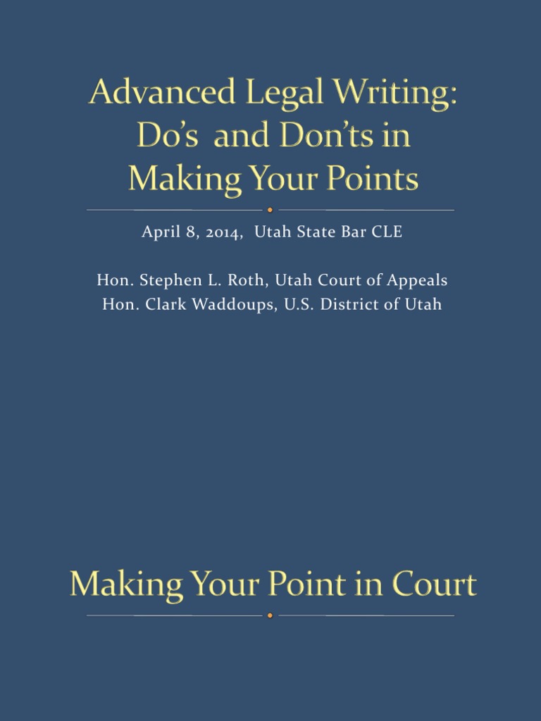 Advanced Legal Writing | PDF | Summary Judgment | Appeal