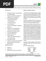 Features General Description: High Performance Single Synchronous Buck ...